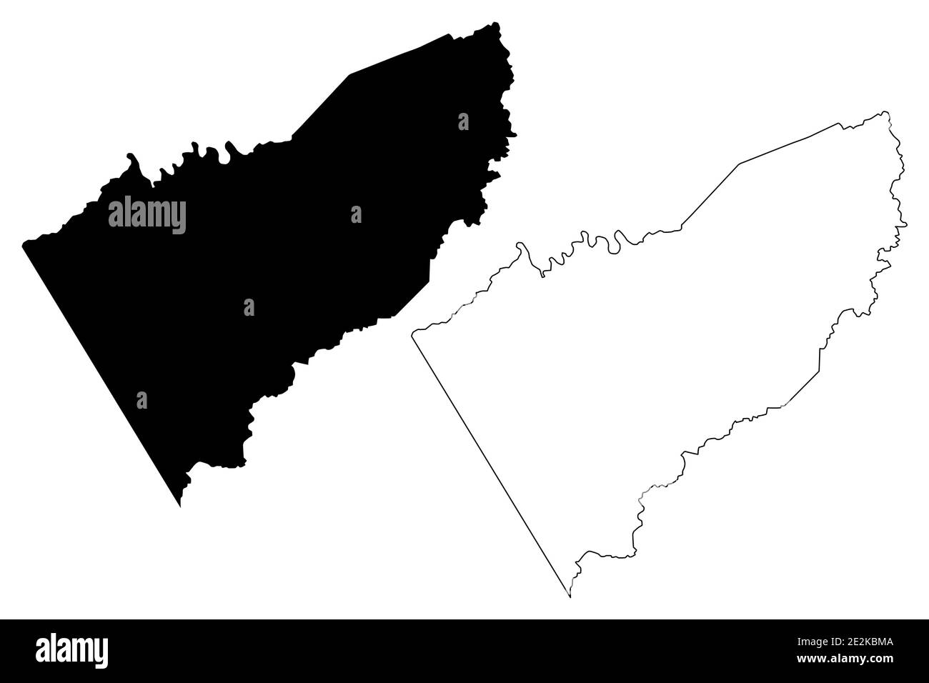 Floyd outline map Cut Out Stock Images & Pictures - Alamy