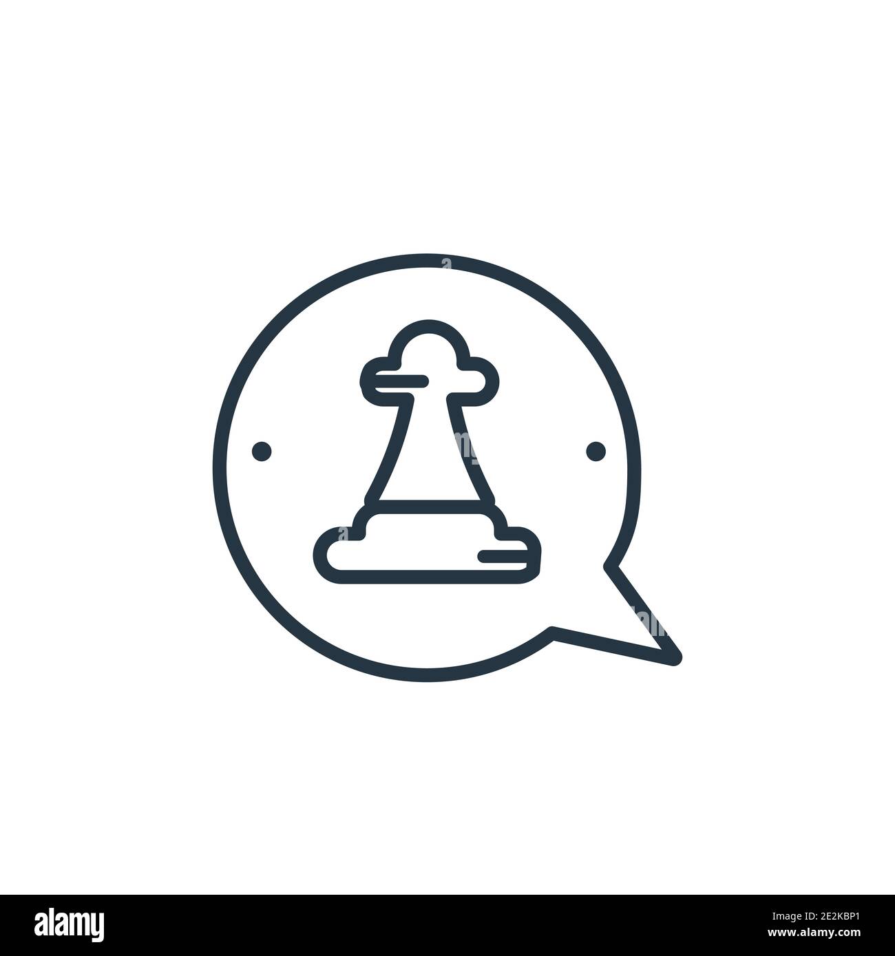 Hr strategy outline vector icon. Thin line black hr strategy icon, flat ...