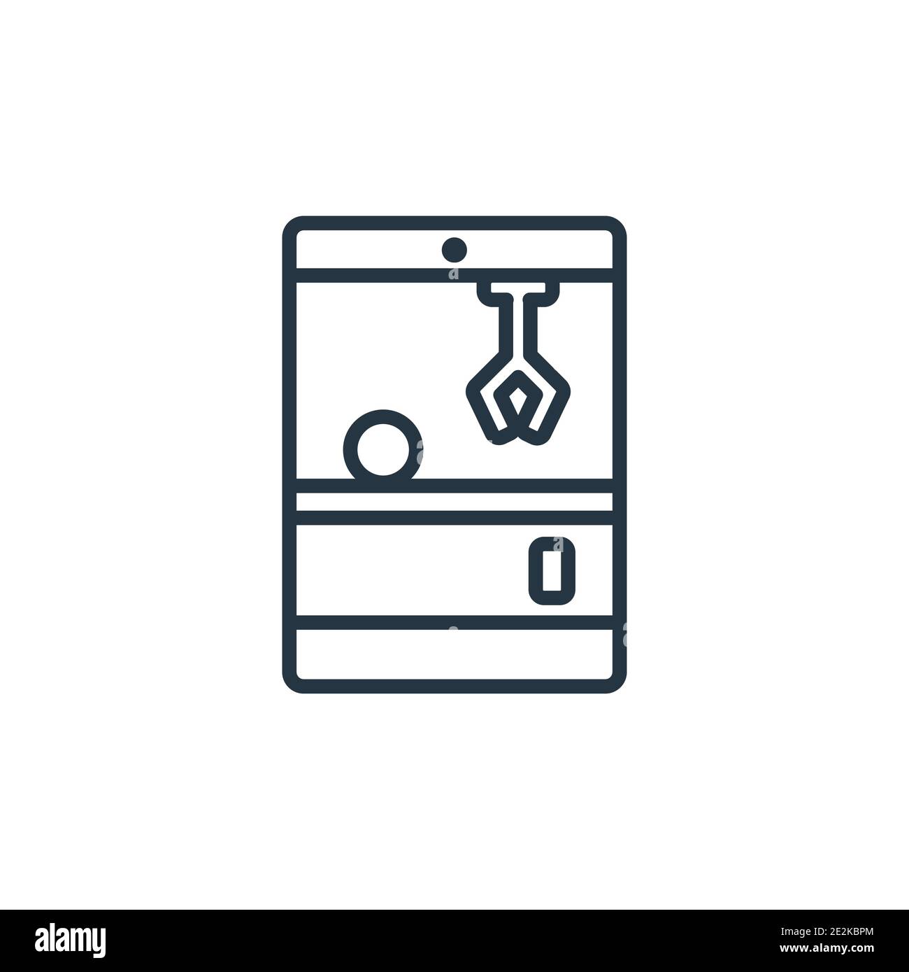 Arcade game outline vector icon. Thin line black arcade game icon, flat ... Arcade game outline vector icon. Thin line black arcade game icon, flat ...