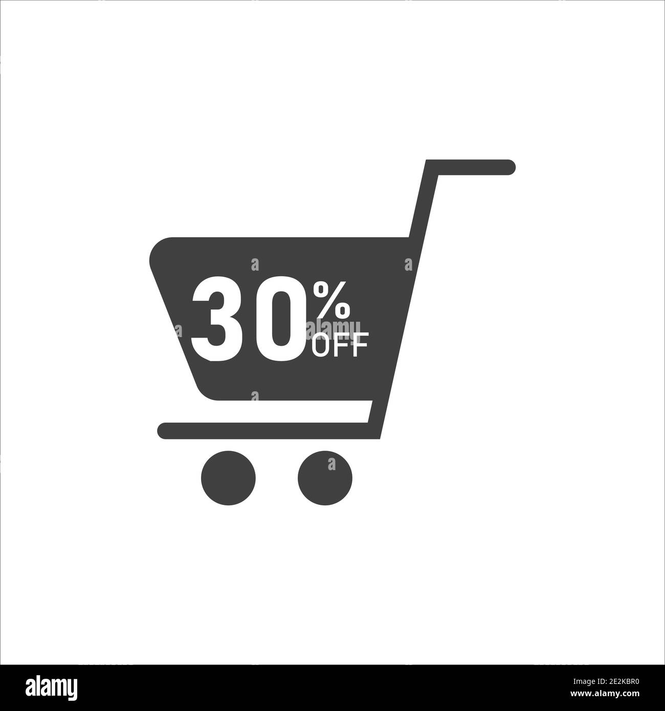 30 percent discount icon on white background. Vector Stock Vector Image ...