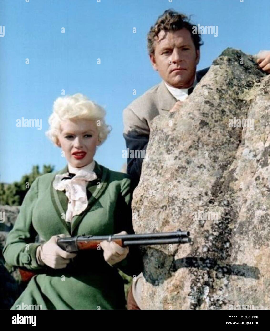 THE SHERIFF OF FRACTURED JAW 1958 20th Century Fox film with Jayne ...