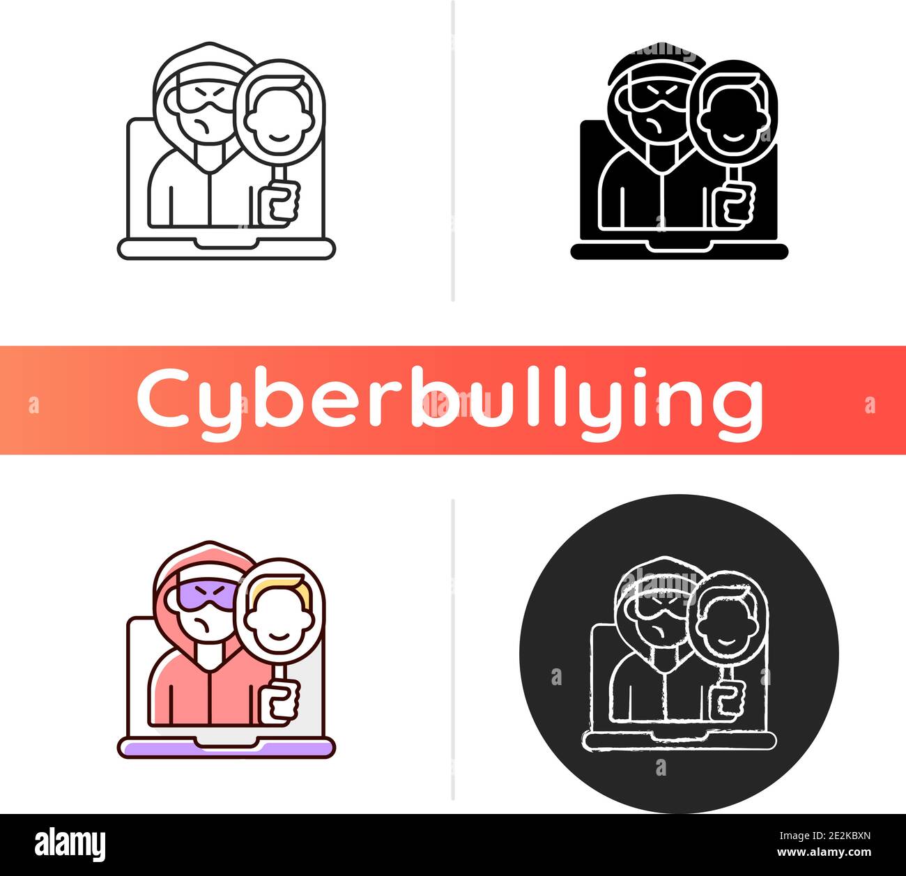 Online impersonation icon Stock Vector Image & Art - Alamy