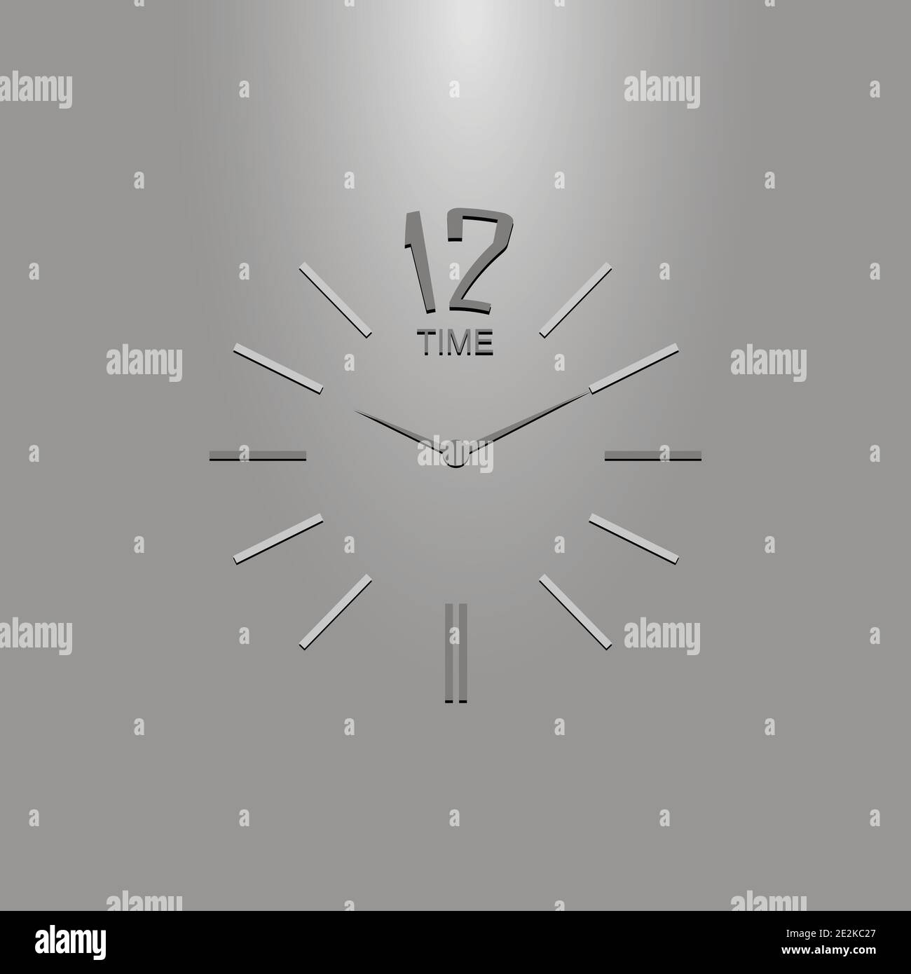 Clock face vertical Stock Vector Images - Alamy