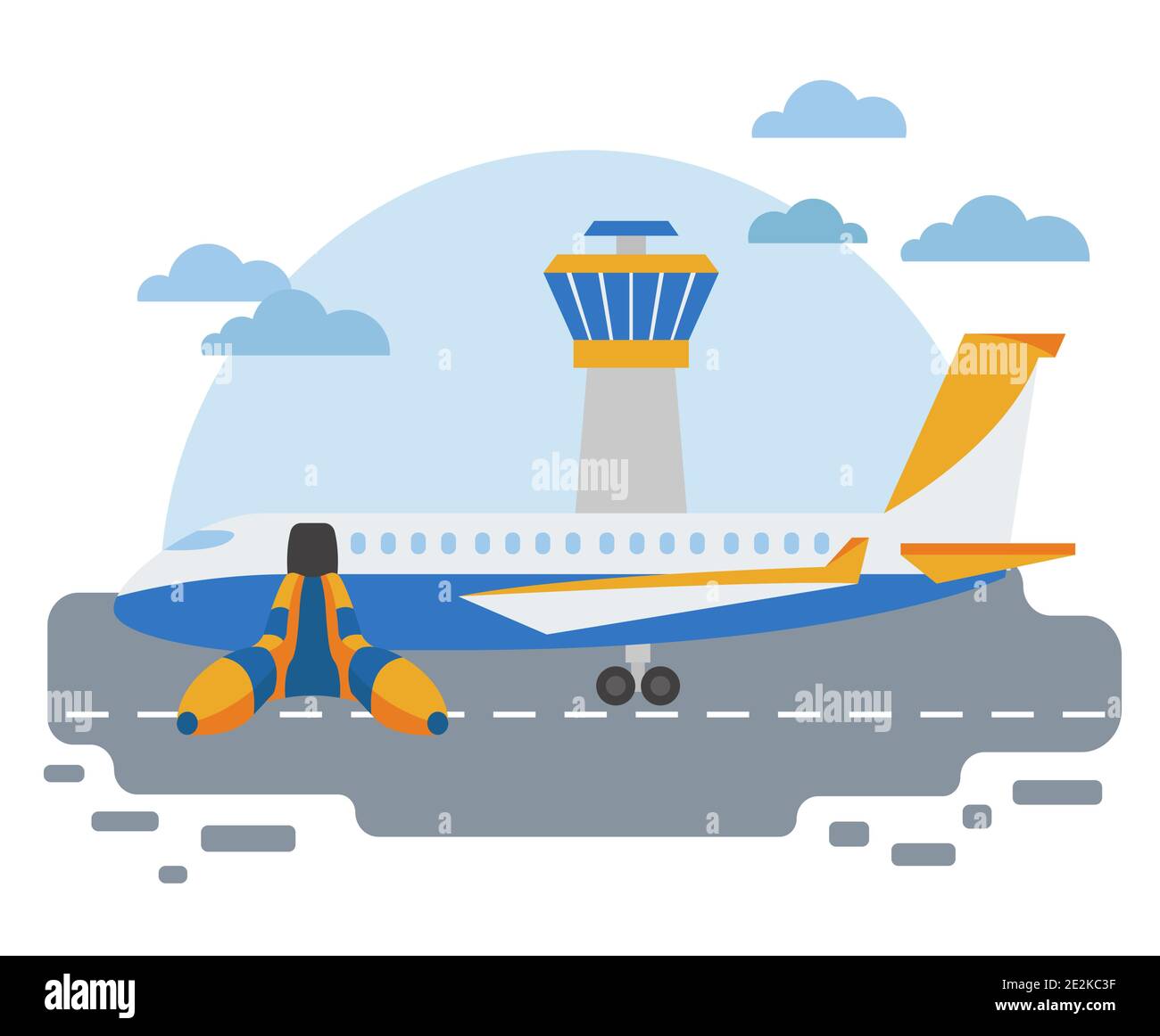 Special machinery collection. Airport ground support service ...