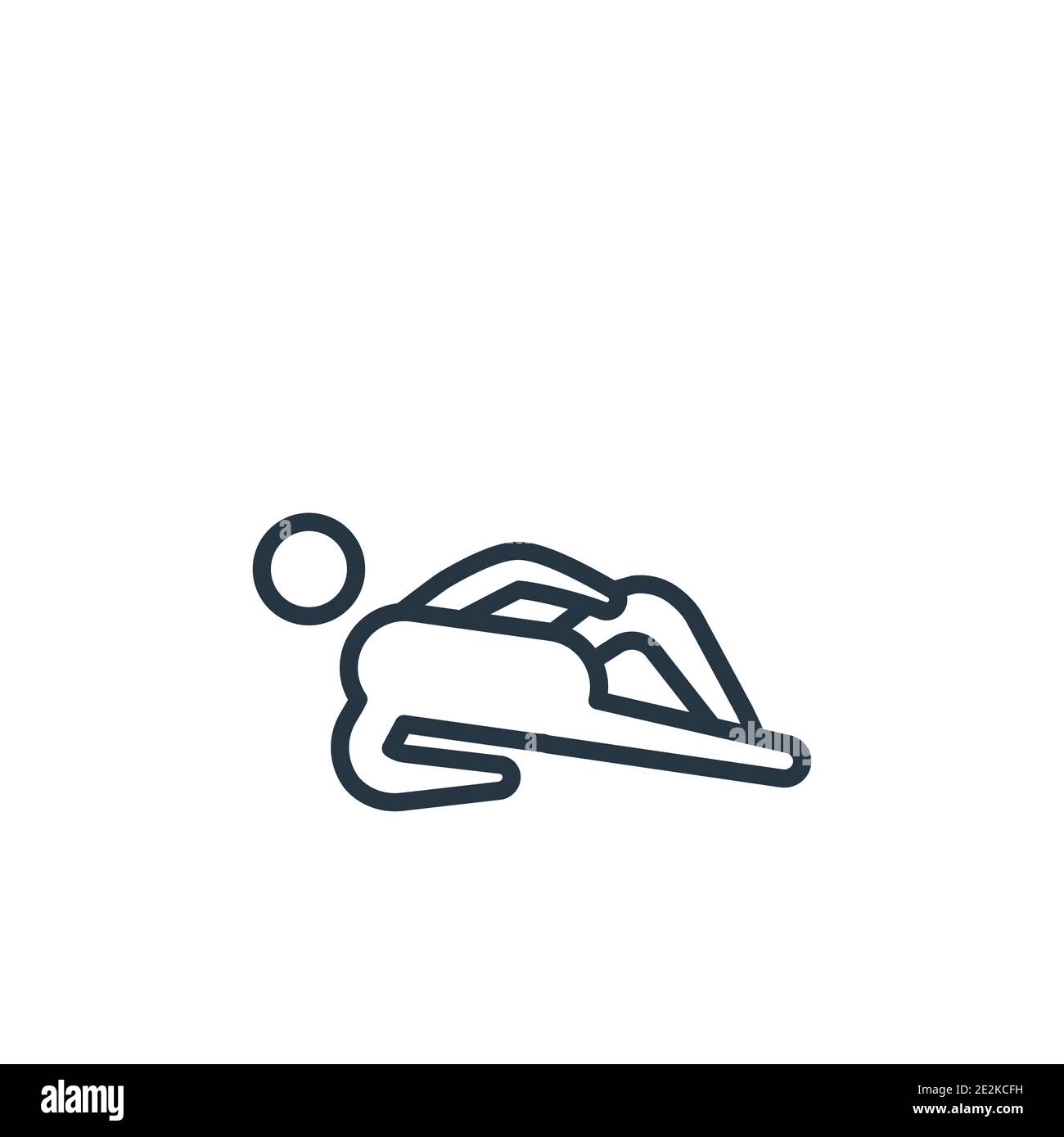 Relaxed human outline vector icon. Thin line black relaxed human icon ...