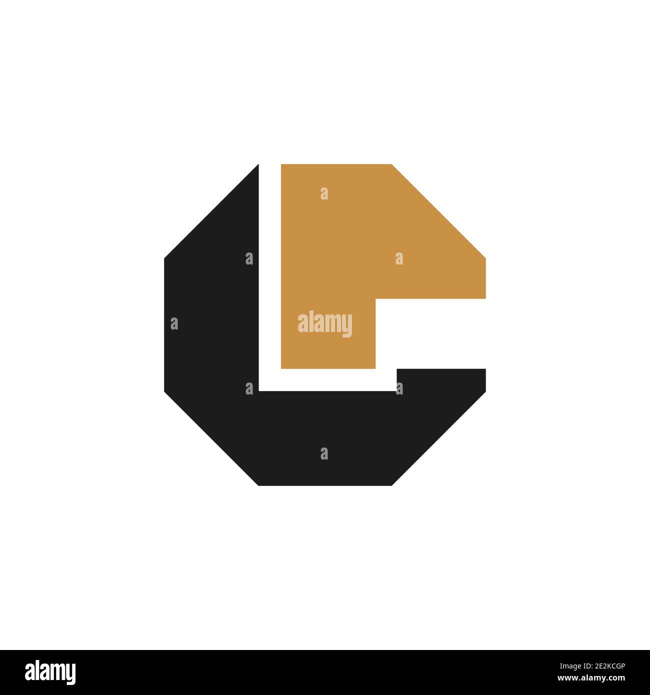 Initial lp letter logo with creative modern business typography vector ...