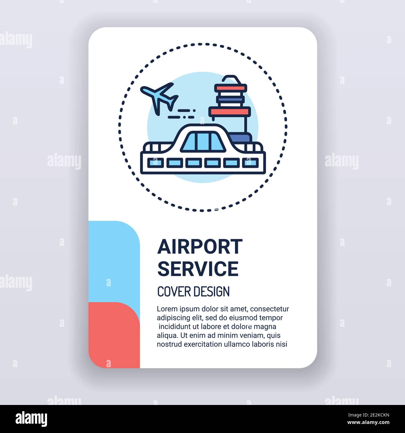 Airport service brochure template. Aviation cover design. Print design ...