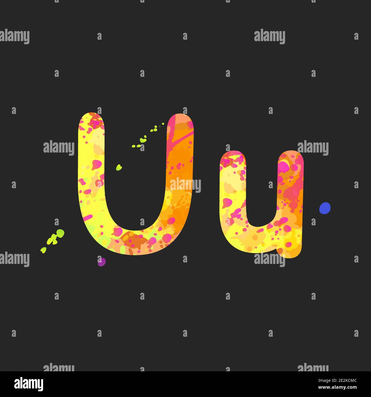 Fun alphabet in lowercase letters Stock Vector Images - Alamy