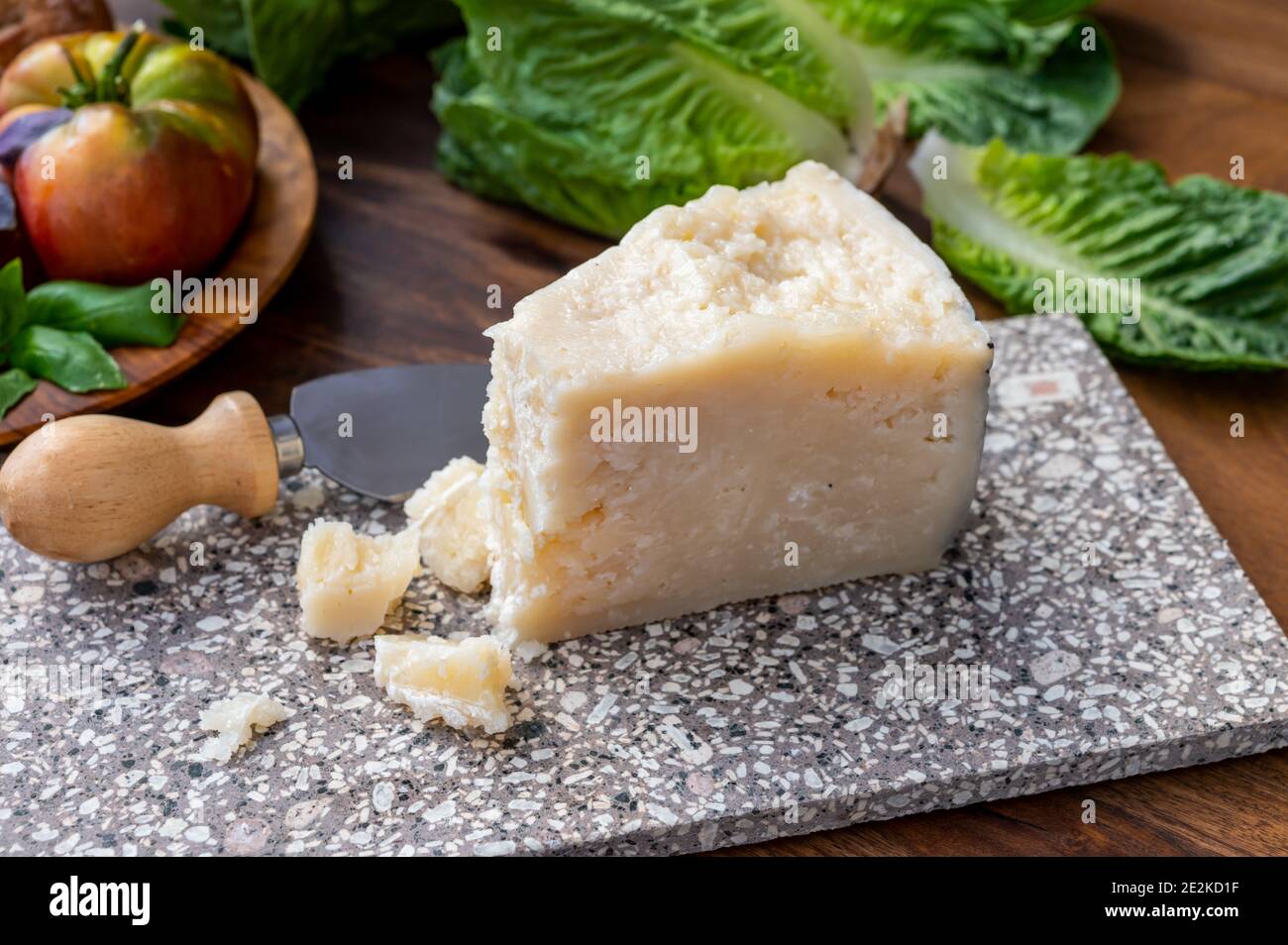 Cheese collection, aged hard Italian sheep cheese black pecorino from ...