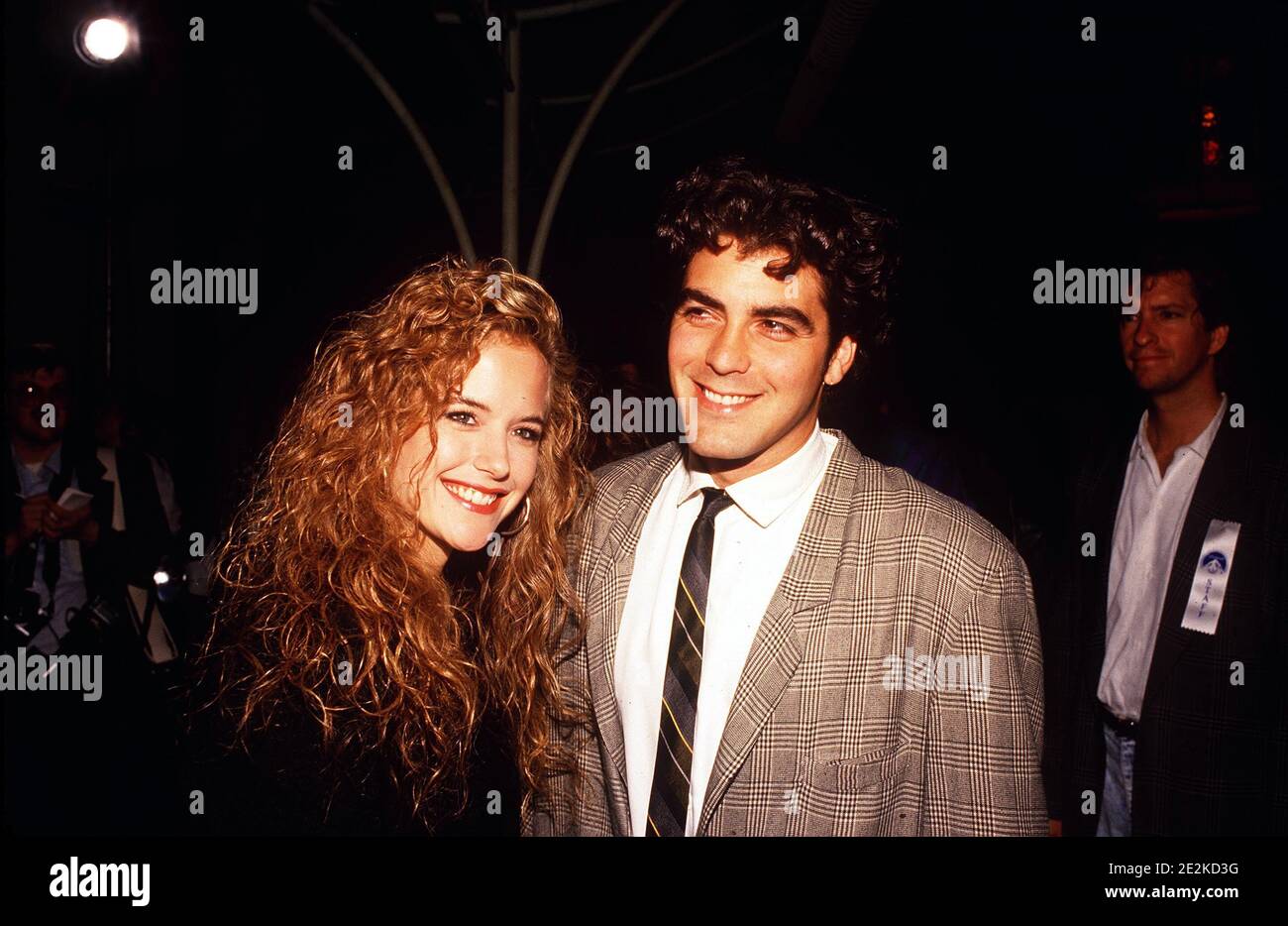 Kelly Preston And George Clooney 1994 Credit: Ralph Dominguez ...