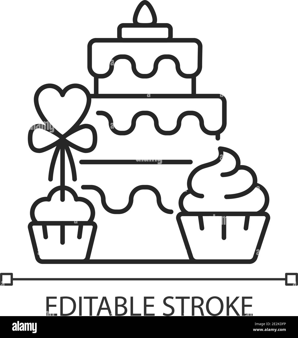 Candy bar sweets cake Stock Vector Images - Alamy