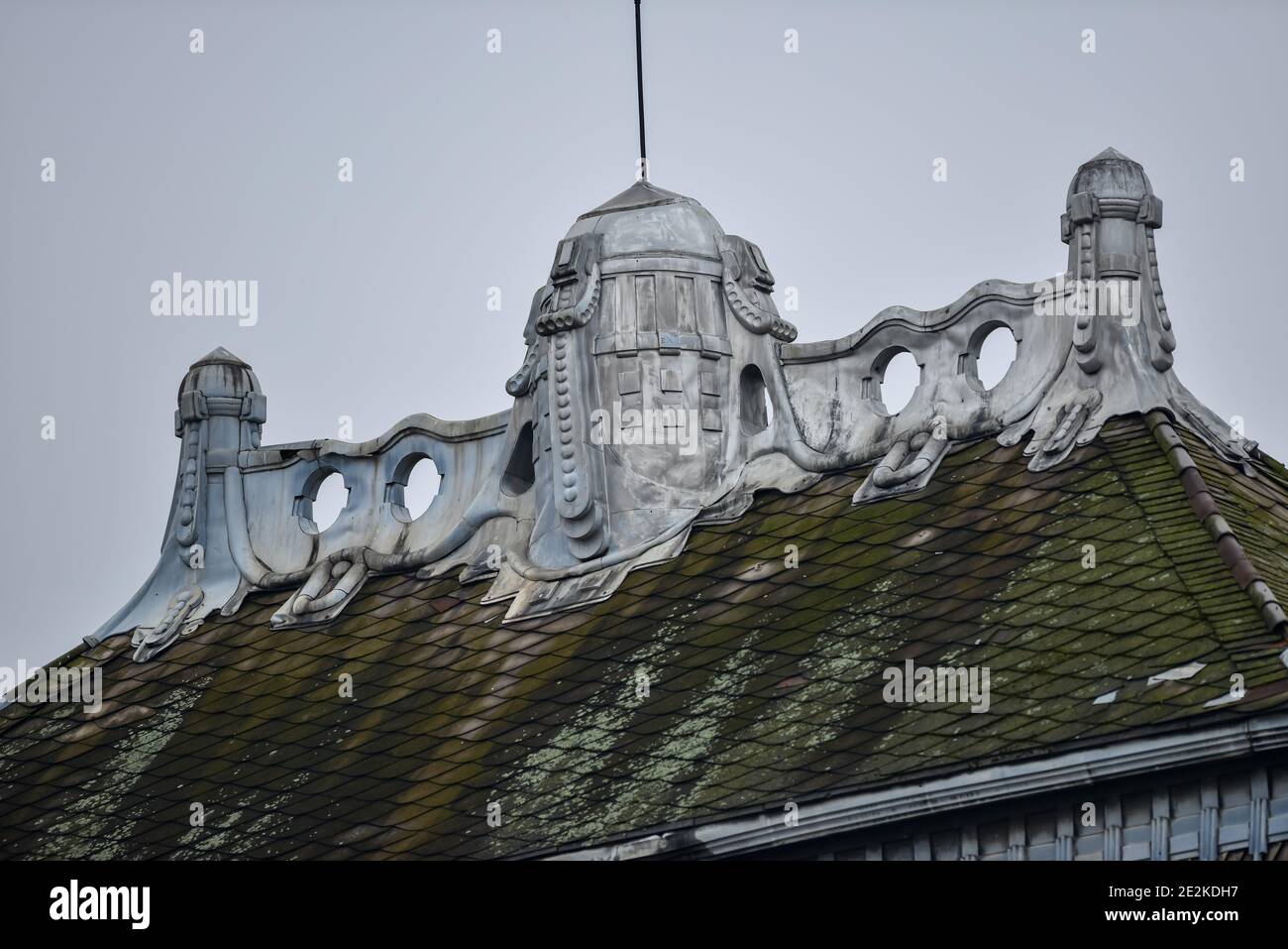 Details of old roofs of historic buildings Stock Photo - Alamy