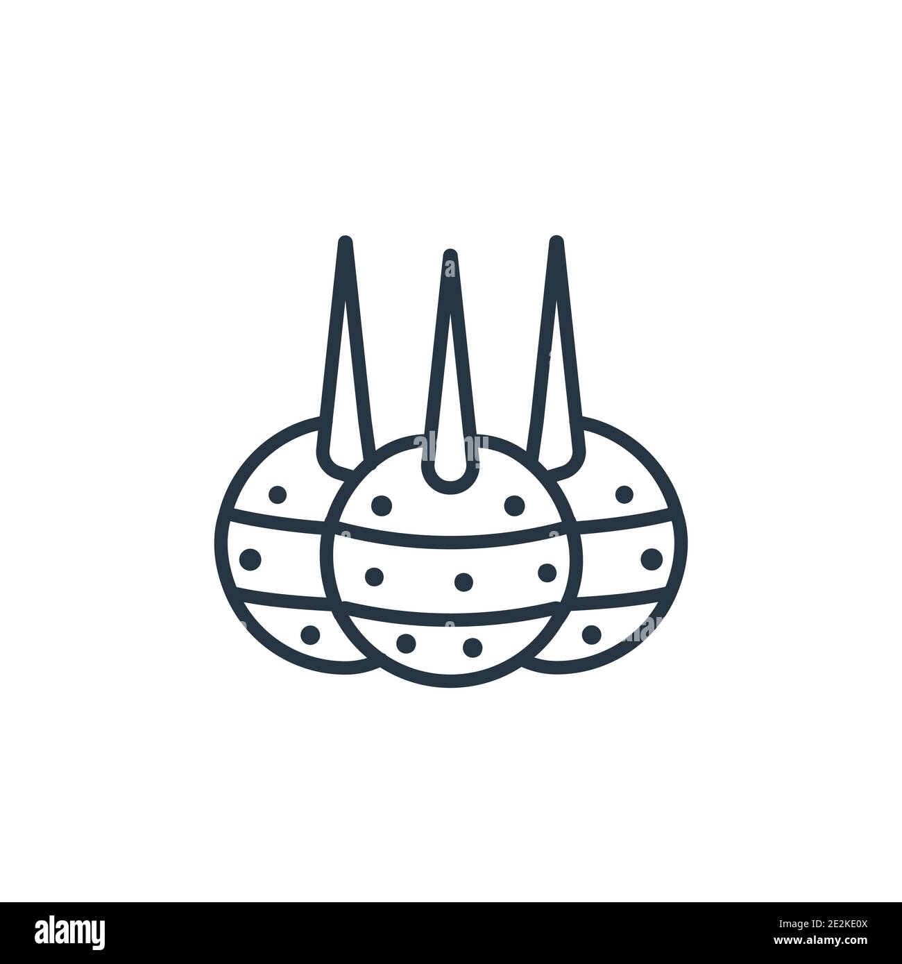 French outline vector icon. Thin line black french icon, flat vector ...