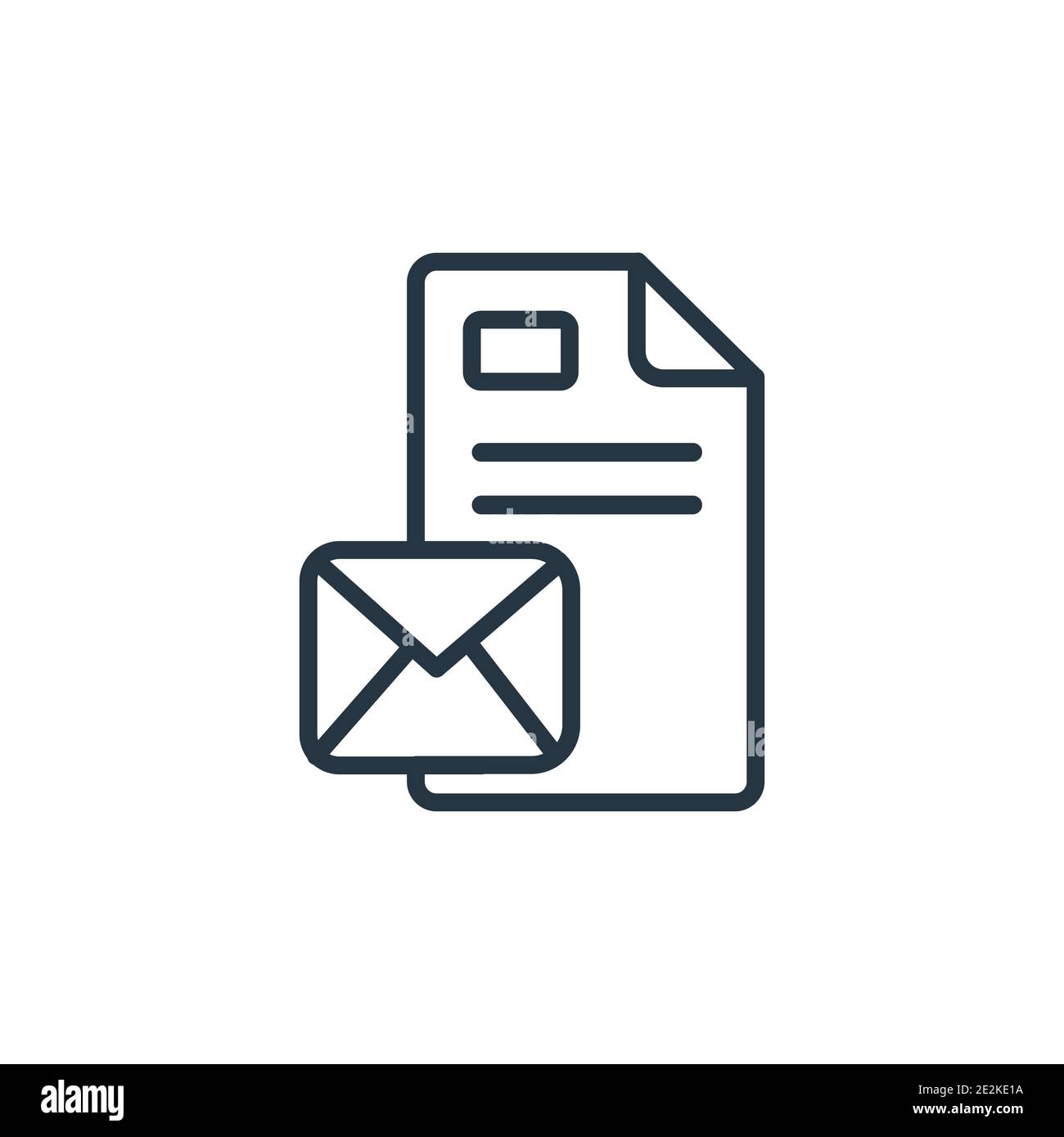 Communications outline vector icon. Thin line black communications icon ...