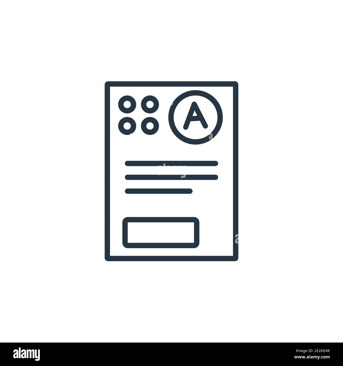 Top outline vector icon. Thin line black top icon, flat vector simple ...