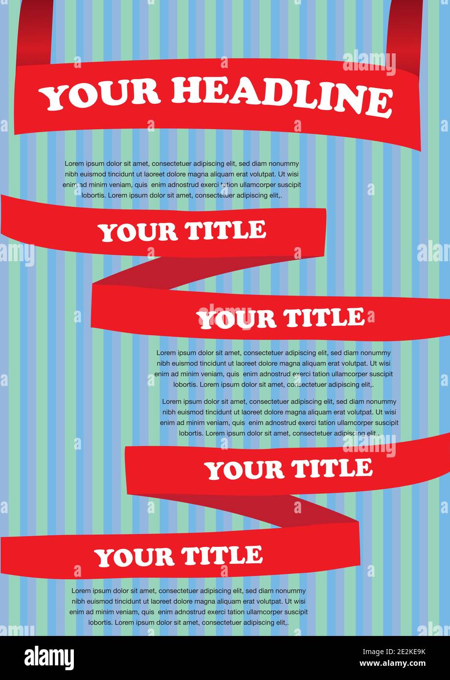 Colorful Paper folding Vector Layout Design Template with area for ...