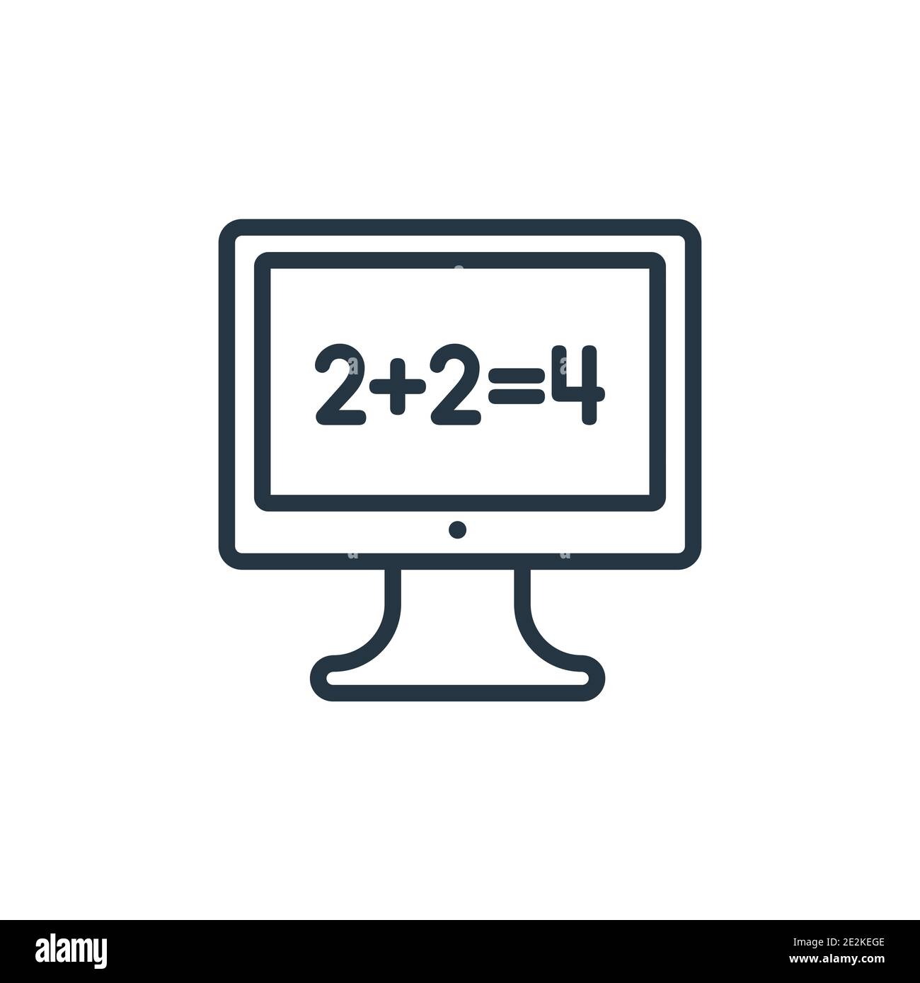 Teach outline vector icon. Thin line black teach icon, flat vector ...