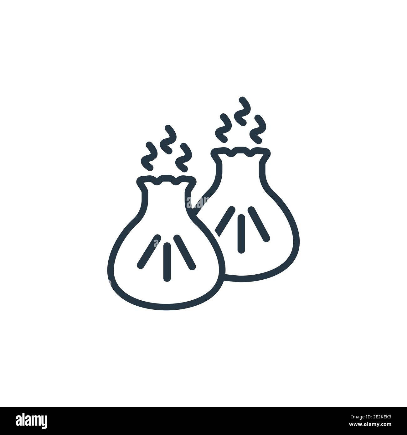 Chinese cuisine icon baozi Stock Vector Images - Alamy