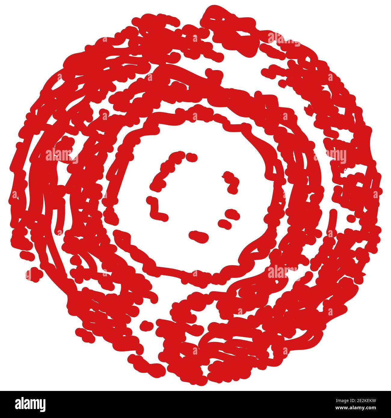 Draft round red grunge Stock Vector Images - Alamy