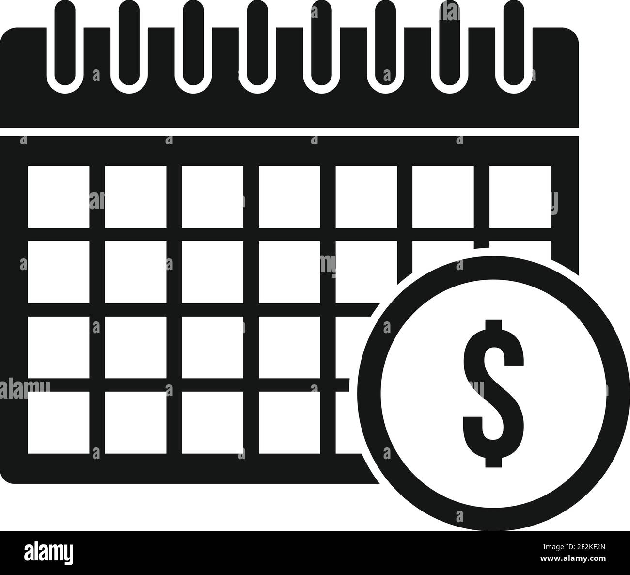 Calendar style simple line Black and White Stock Photos & Images - Alamy