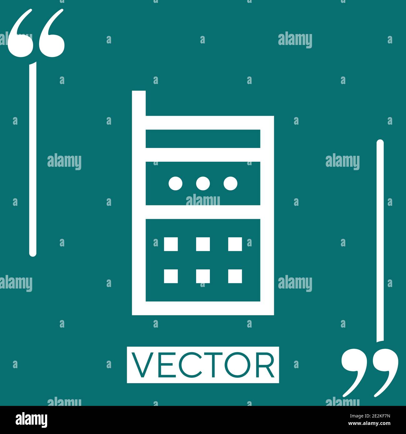 mobile phone vector icon Linear icon. Editable stroke line Stock Vector ...