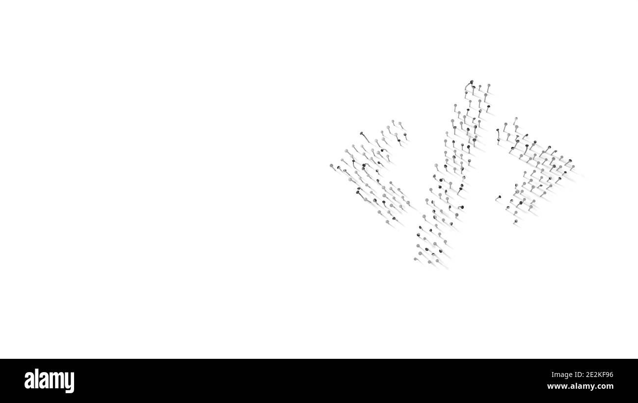 3d rendering symbol of code tag wrapped in gold thermal foil plate on ...