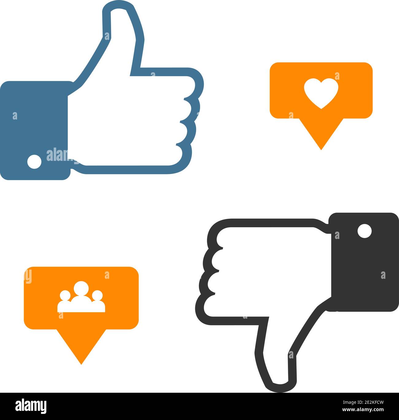 Finger click like black Cut Out Stock Images & Pictures - Alamy