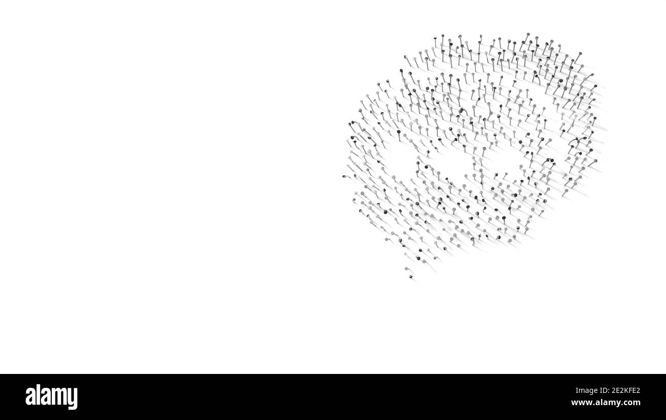 3d Rendering Symbol Of Two Rectangular Rounded Chat Bubble With Three Dots Wrapped In Gold