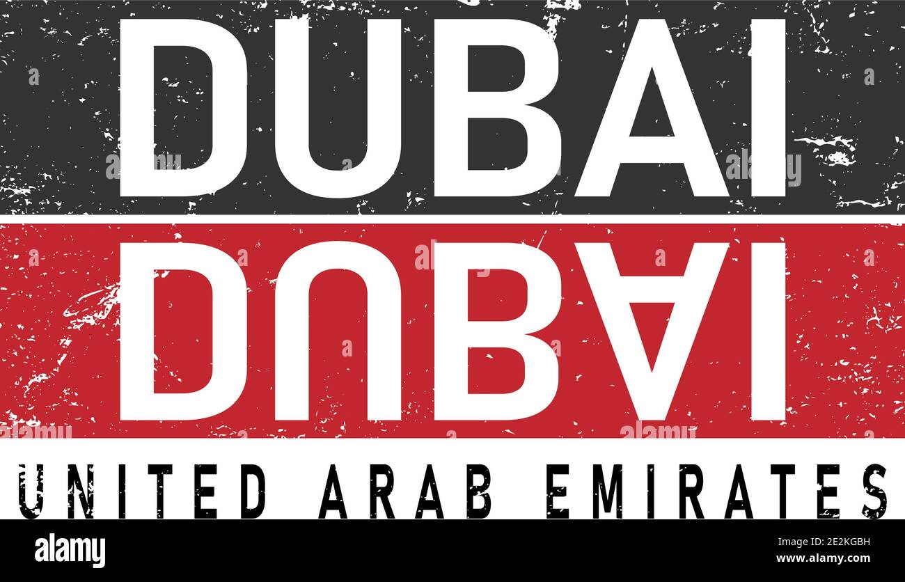 Dubai typography design vector, for t-shirt, poster and other uses ...