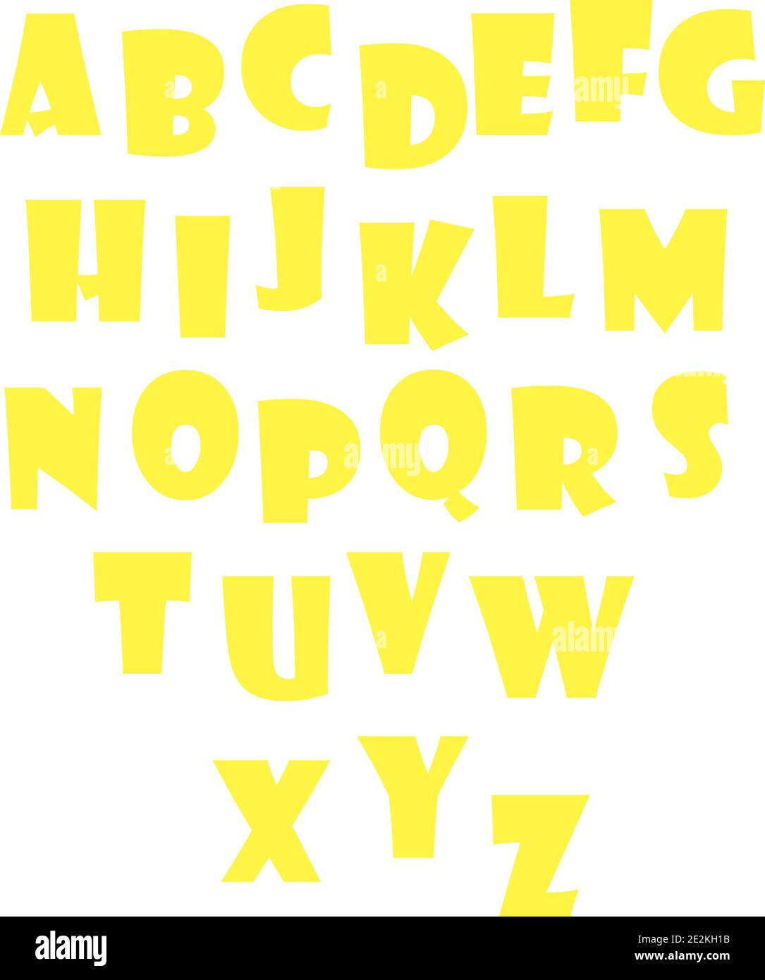 Alphabet. White background Stock Vector Image & Art - Alamy