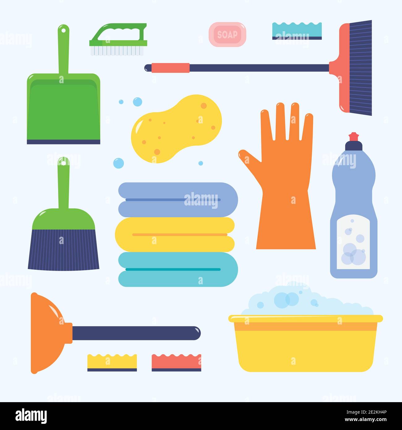 Animated Cleaning Supplies