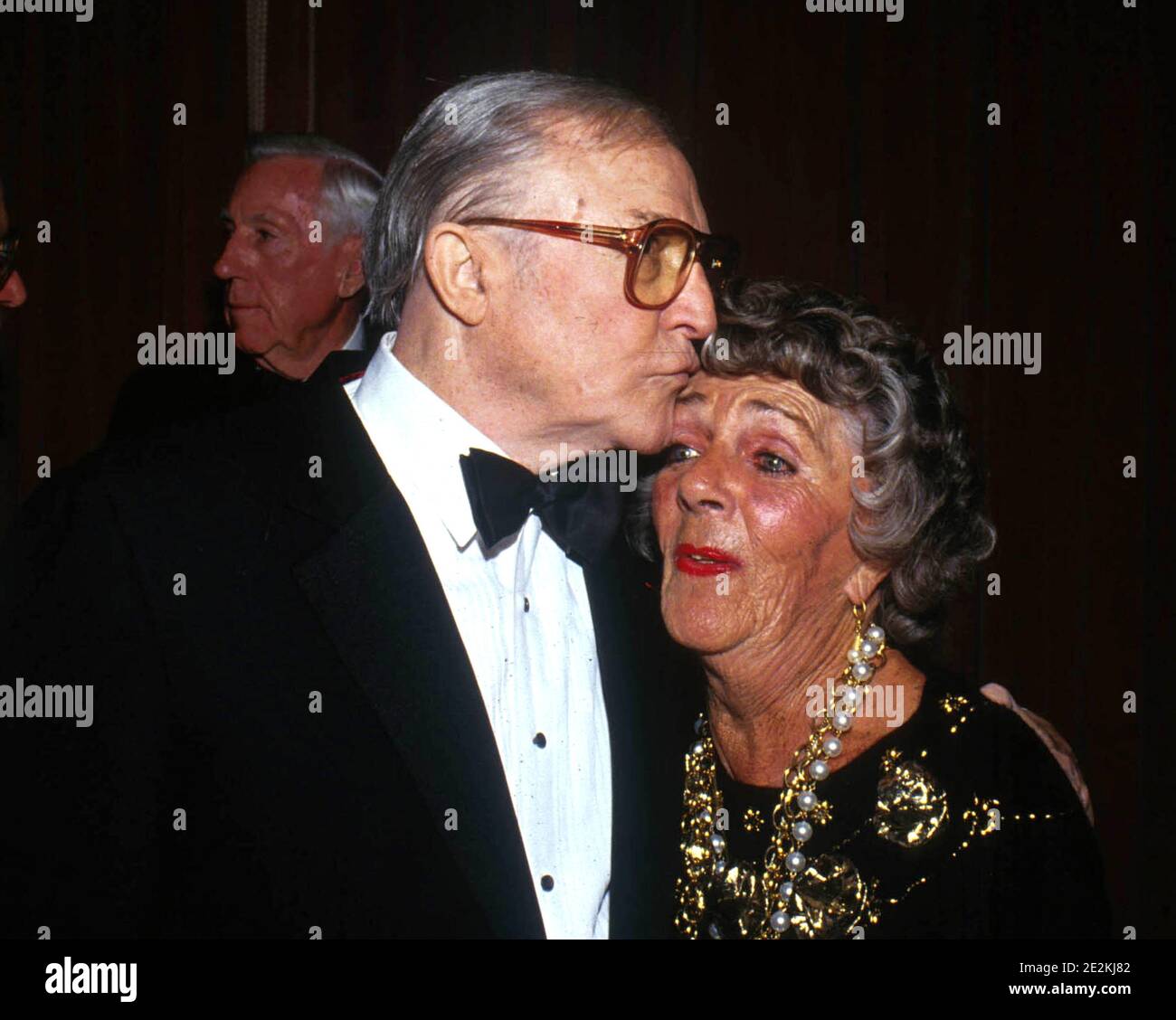Gene Kelly And Ruby Keller . 1991 Credit: Ralph Dominguez/MediaPunch ...
