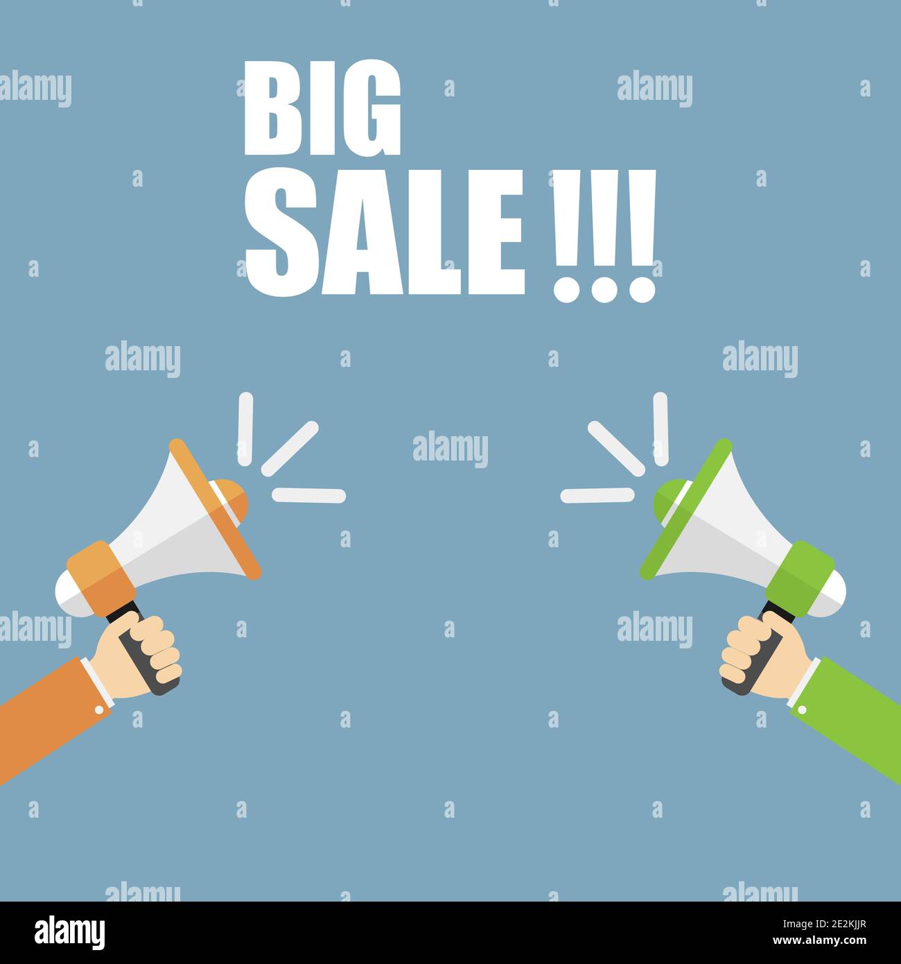 Hands with megaphones hi-res stock photography and images - Alamy