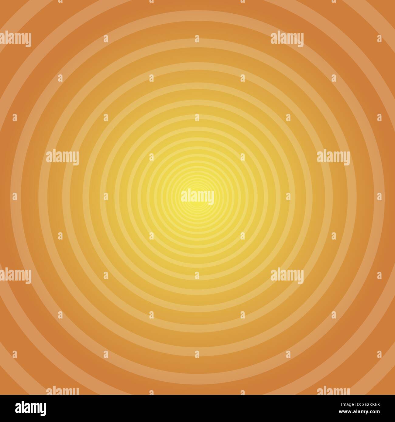 Sun rays. Circle rays. Orange background. Spiral. Summer orange ...