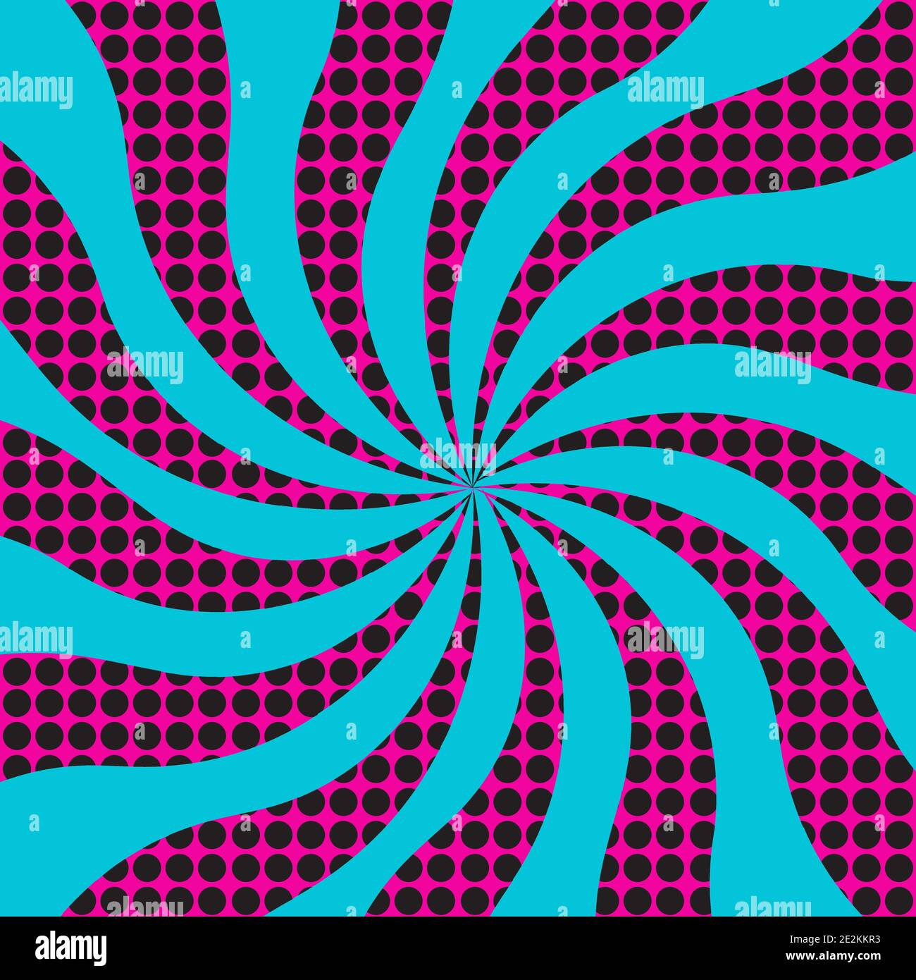 Pink spiral rays abstract Stock Vector Images - Alamy