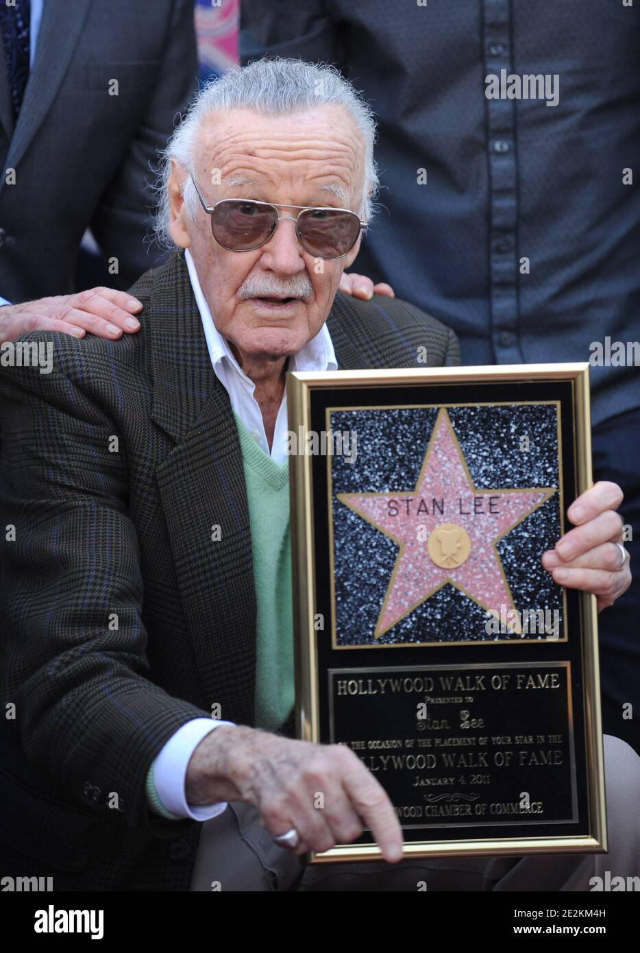Comic book hero Stan Lee is honored with the 2,428th star on the ...