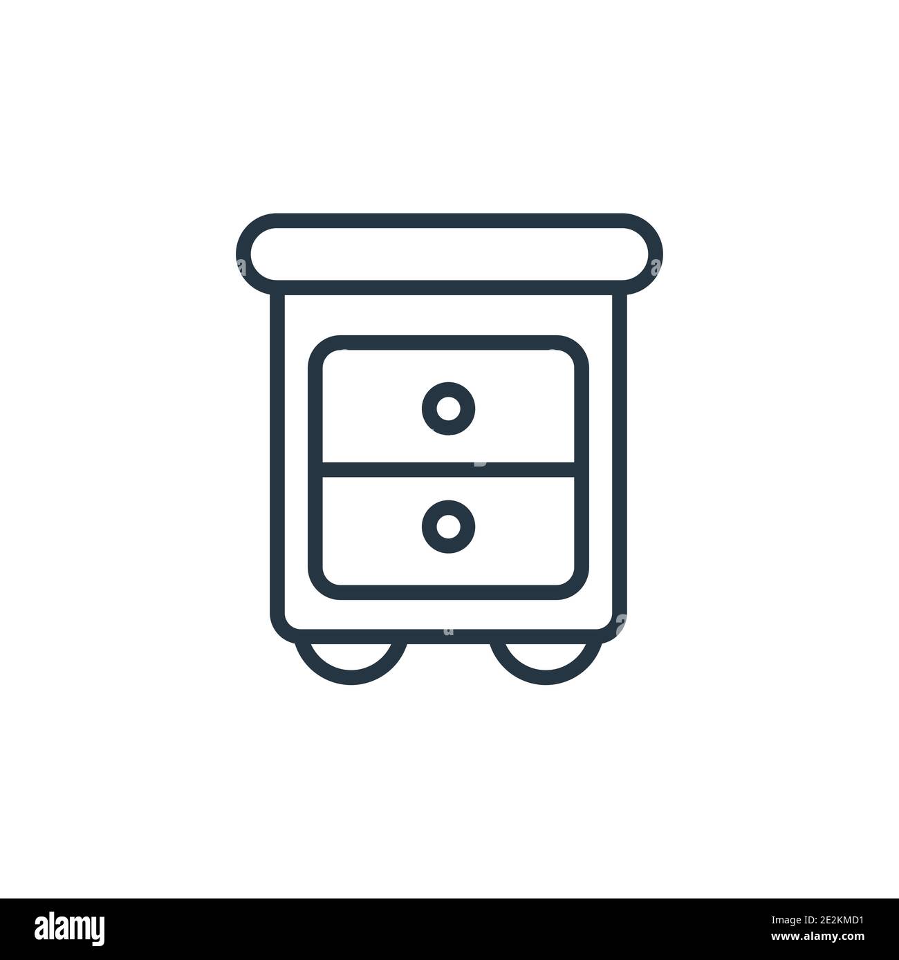 Bedside table outline vector icon. Thin line black bedside table icon ... Bedside table outline vector icon. Thin line black bedside table icon ...