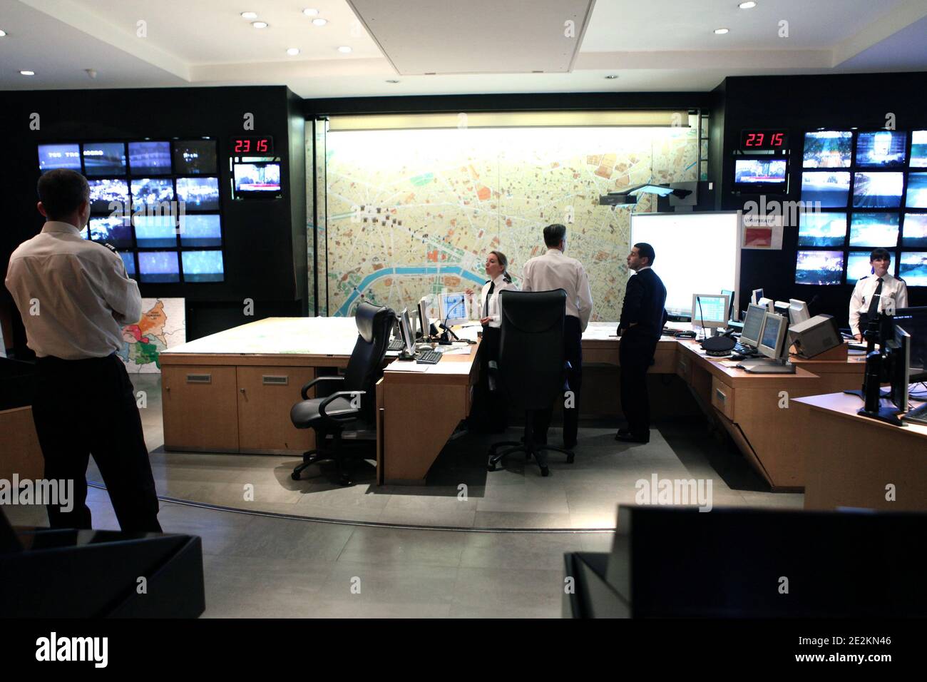 Atmosphere at the operational room of the DOPC (Direction de l Ordre ...