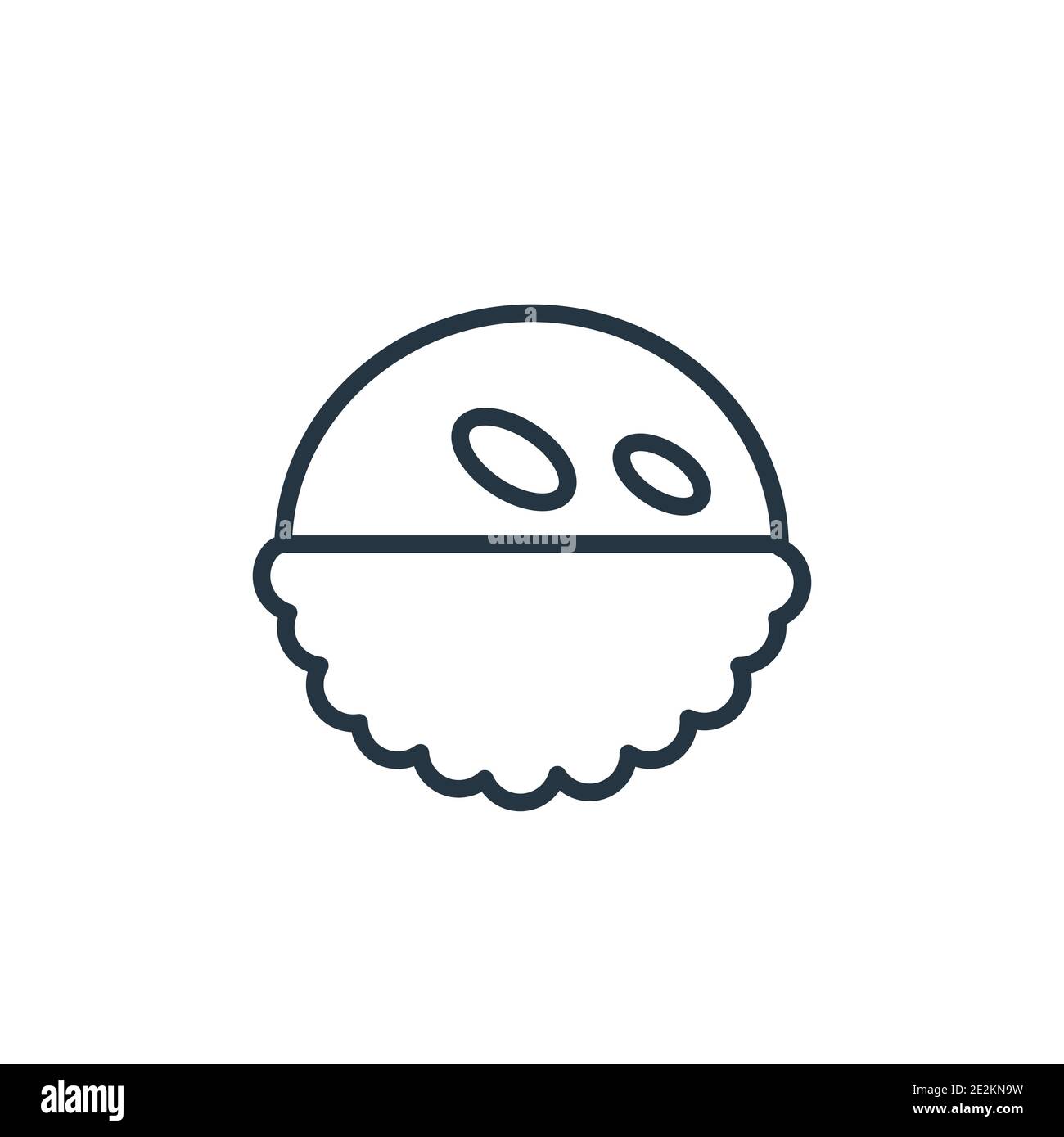 Lychee outline vector icon. Thin line black lychee icon, flat vector ... Lychee outline vector icon. Thin line black lychee icon, flat vector ...