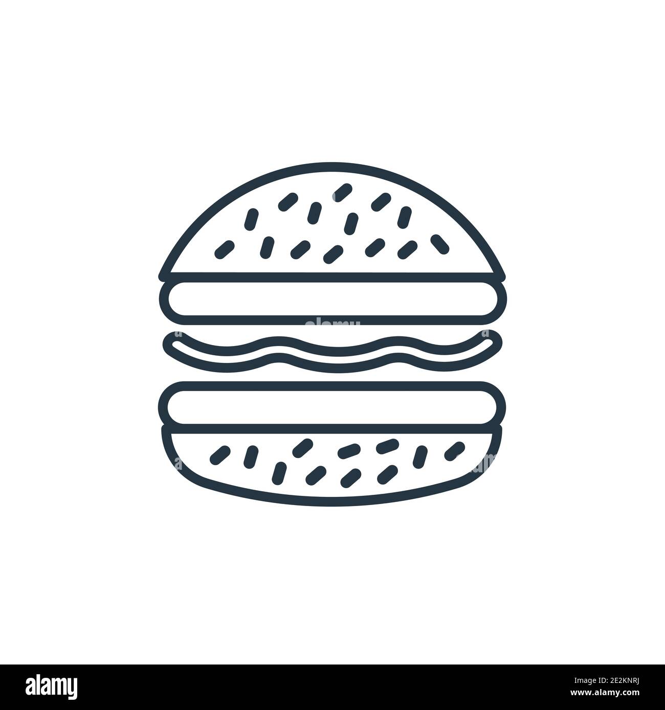 Hamburger Patty Outline