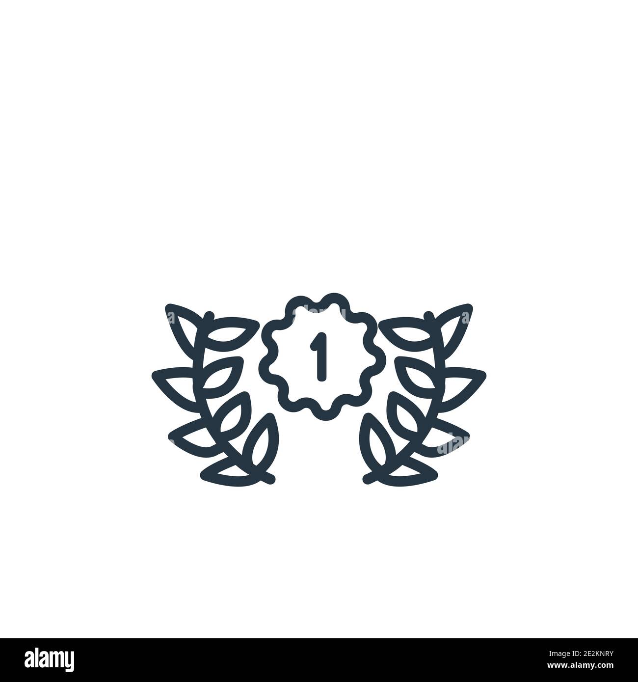 Proud outline vector icon. Thin line black proud icon, flat vector ...