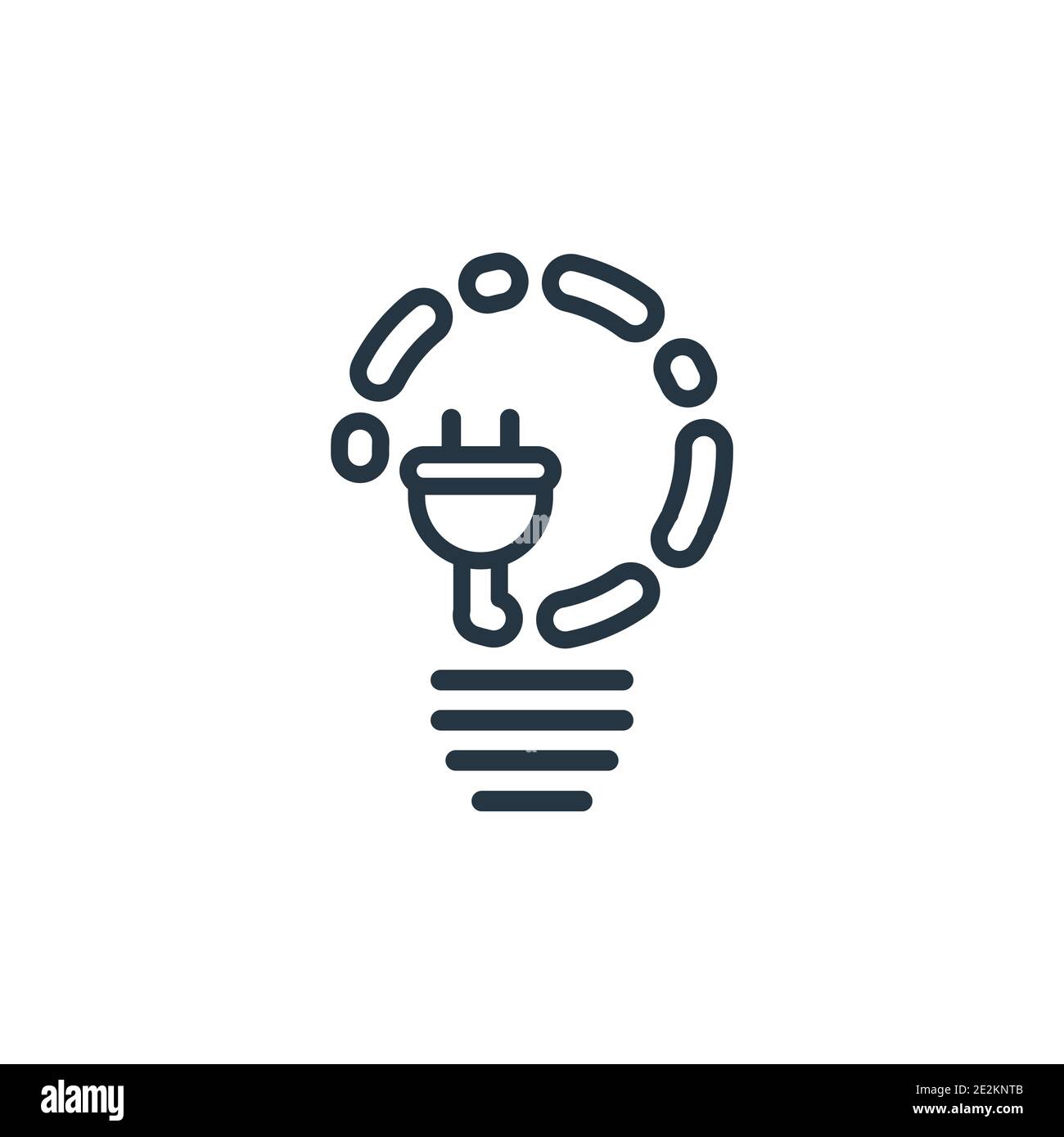 Connections outline vector icon. Thin line black connections icon, flat ...