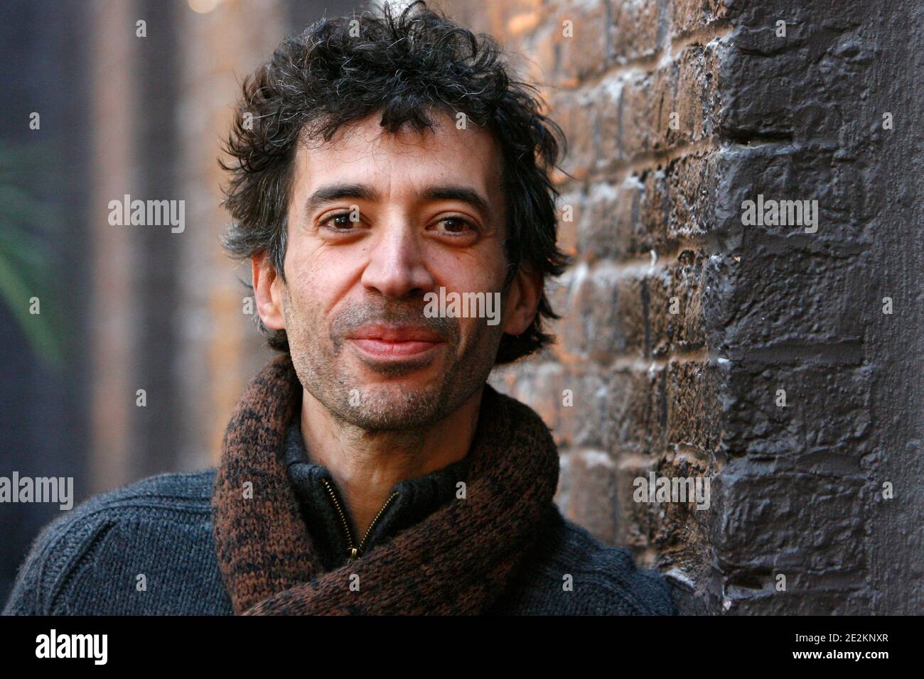 The french actor Eric Elmosnino during the presentation of her last ...