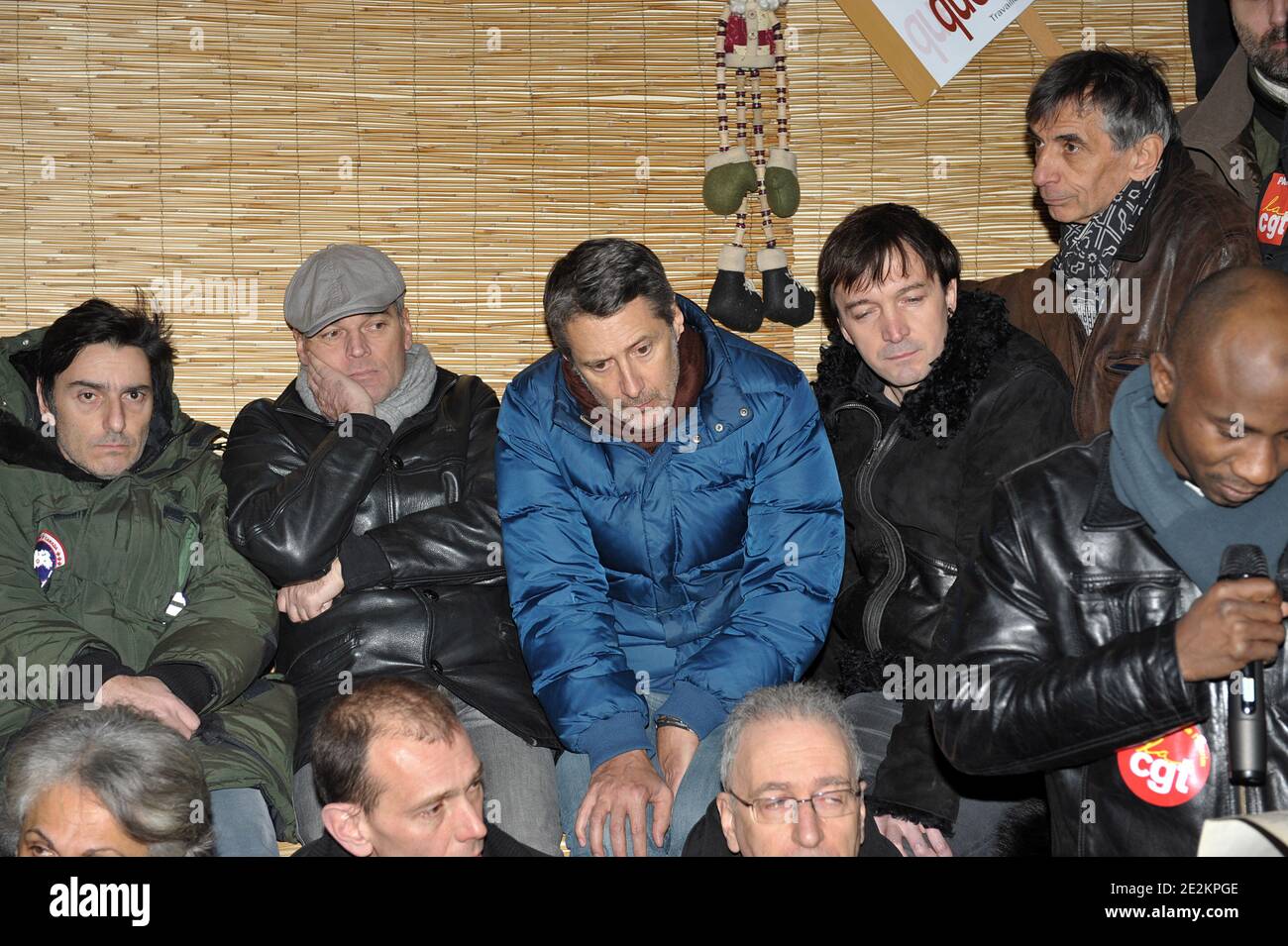 Yvan Attal, Laurent Baffie, Antoine De Caunes, Cali participent a la ...