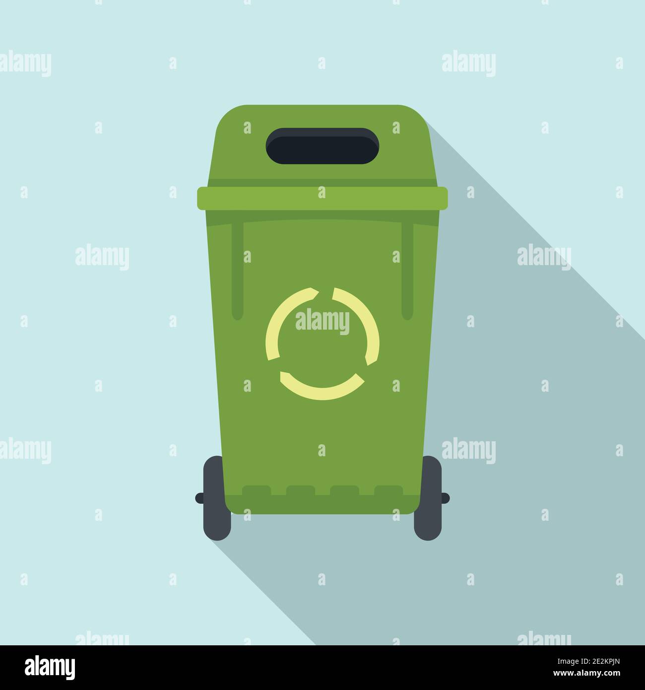 Litter bin house Stock Vector Images - Alamy