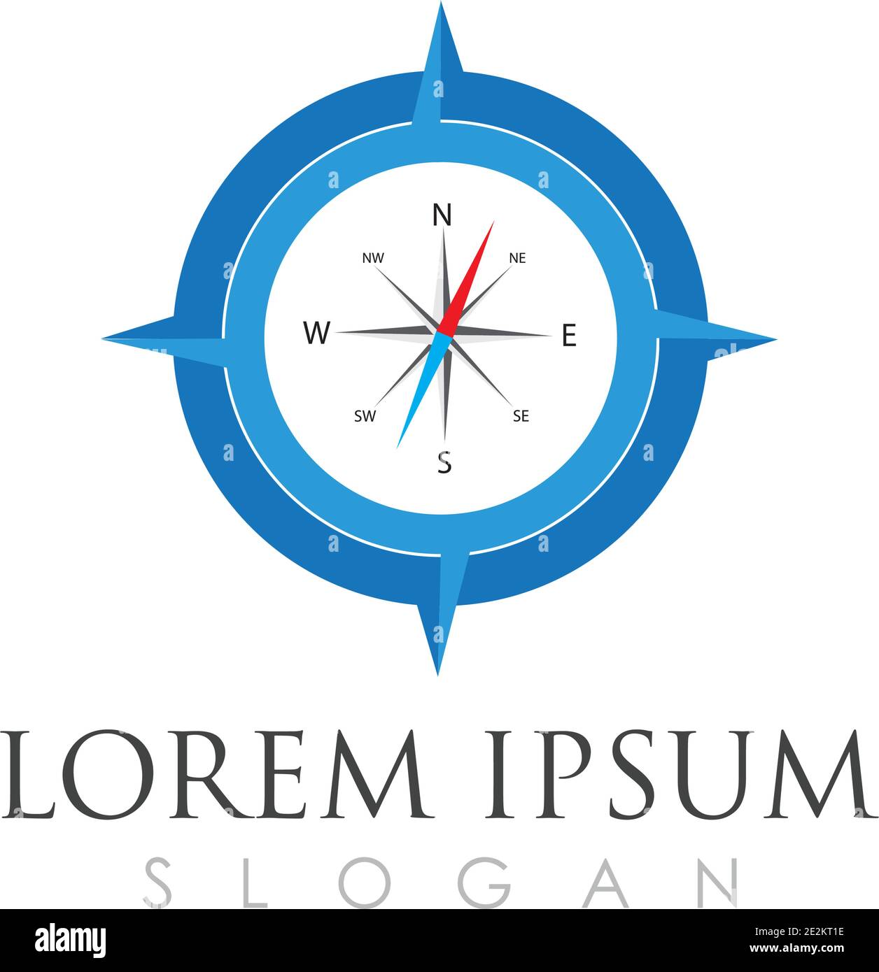 Compass Logo Template vector icon illustration design Stock Vector ...