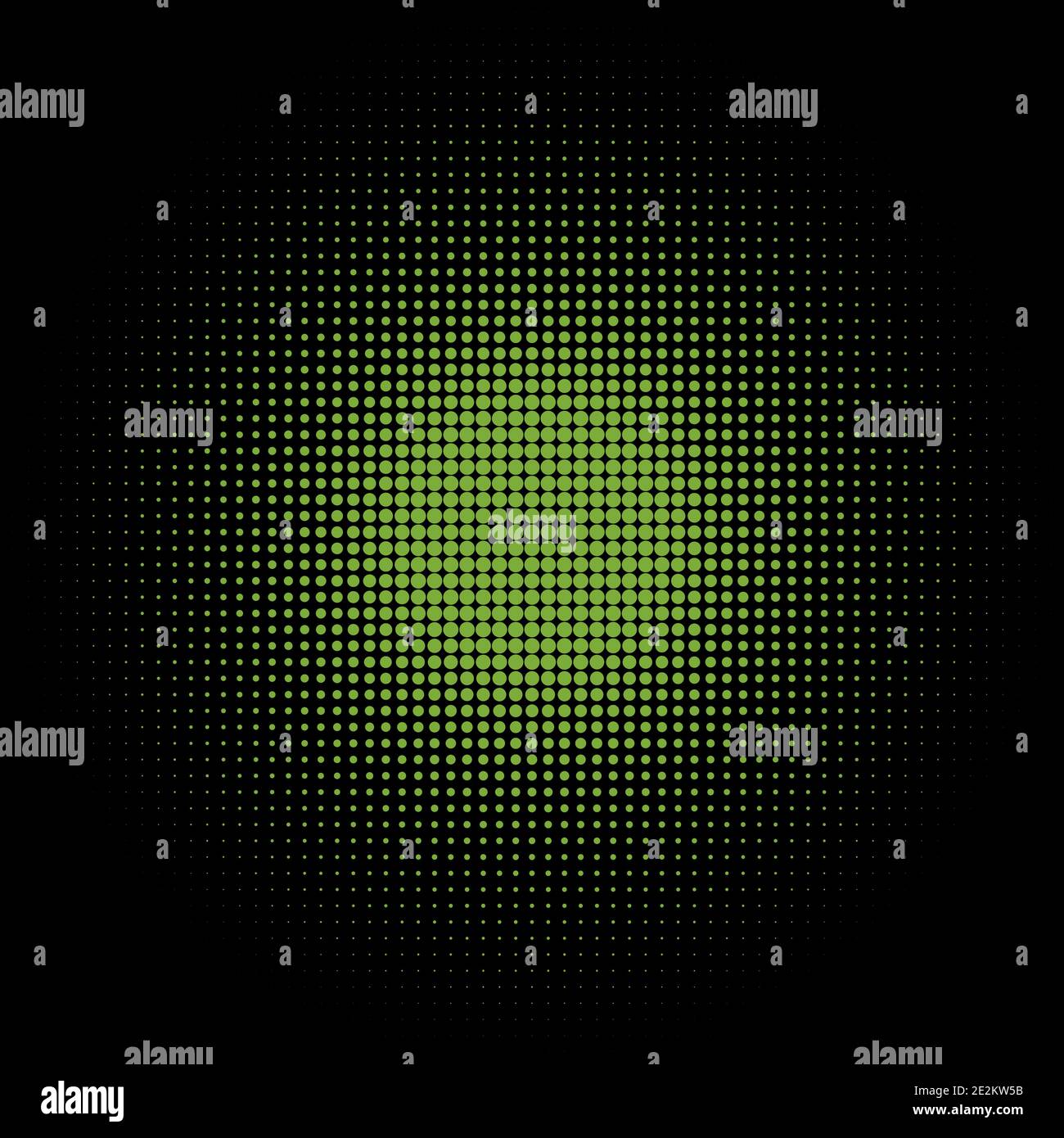 Abstract halftone background. Halftone dots. Black background Stock ...