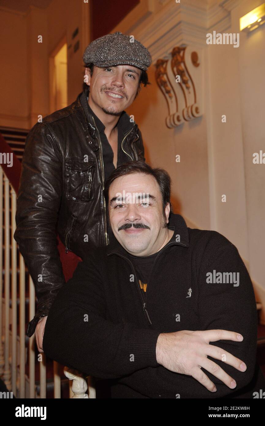 Band of 'Zorro' Laurent Ban et Benoit de Gaujelac attending the press ...