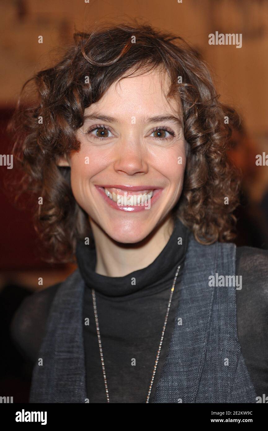 Delphine Riviere attending the press conference to annonce the next ...