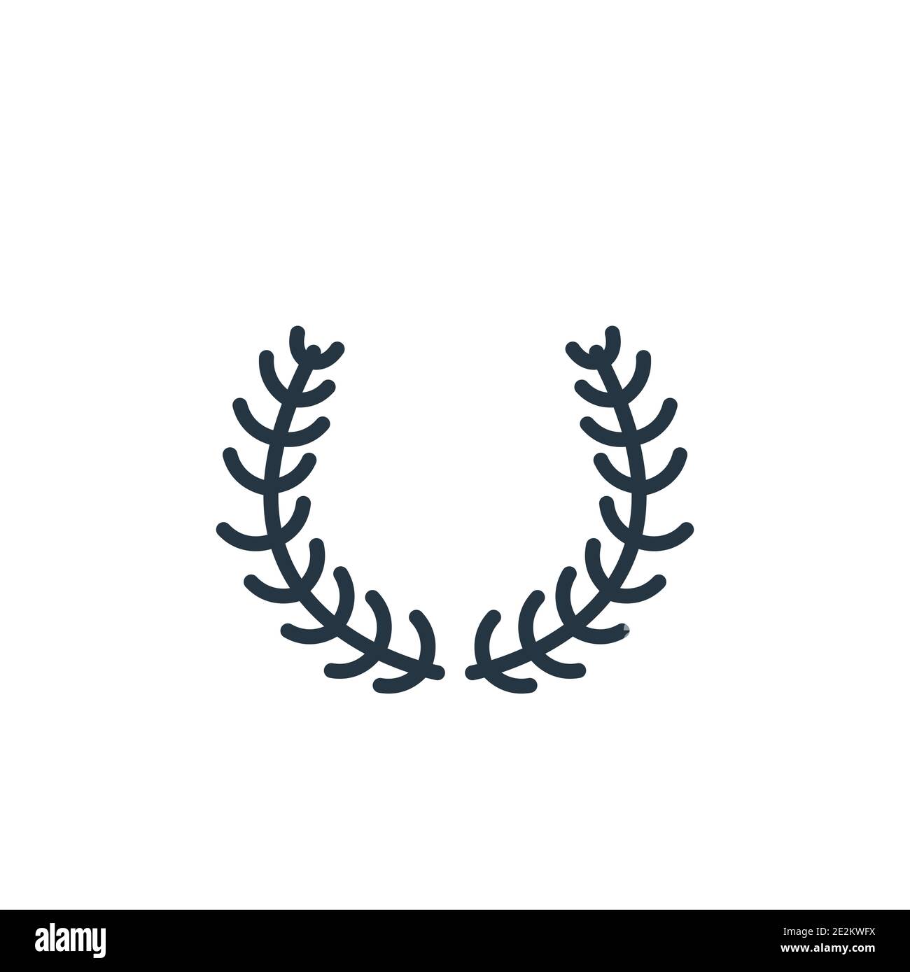 Laurel wreath outline vector icon. Thin line black laurel wreath icon ... Laurel wreath outline vector icon. Thin line black laurel wreath icon ...